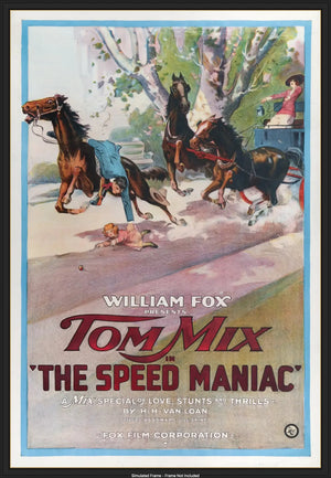 The Speed Maniac (1919) Original One-Sheet Movie Poster - Original Film ...