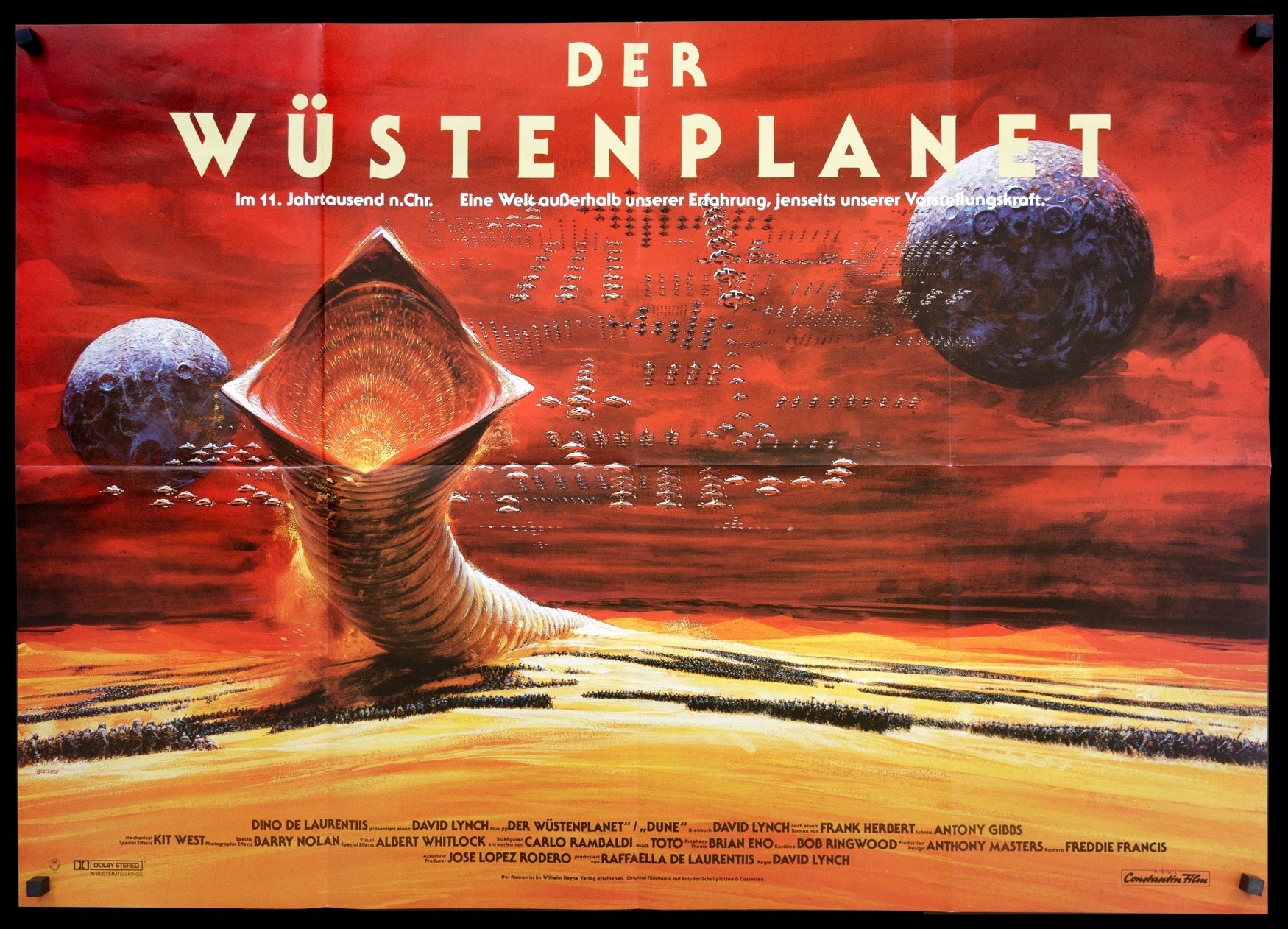 Dune (1984) Original German A0 Movie Poster - Original Film Art ...